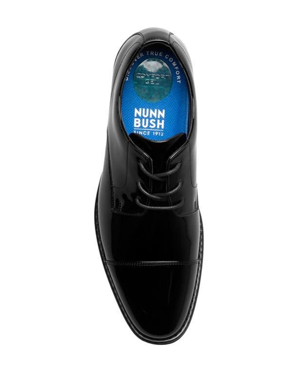 Nunn Bush Centro Formal Flex Cap Toe Derby in Black for Men | Lyst