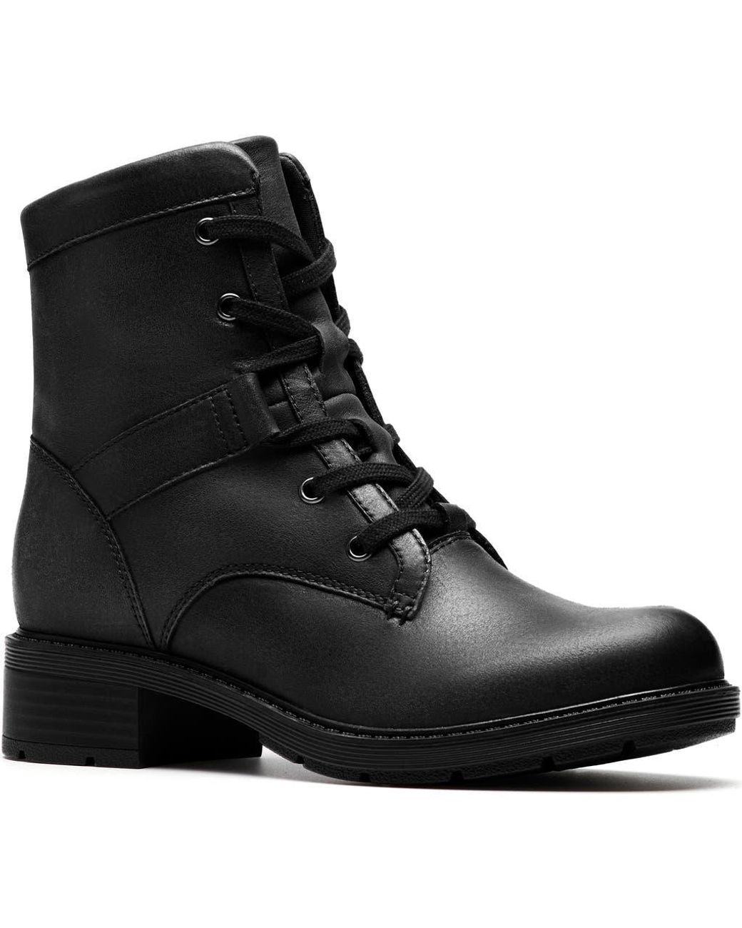Clarks Hearth Parker Boot in Black | Lyst