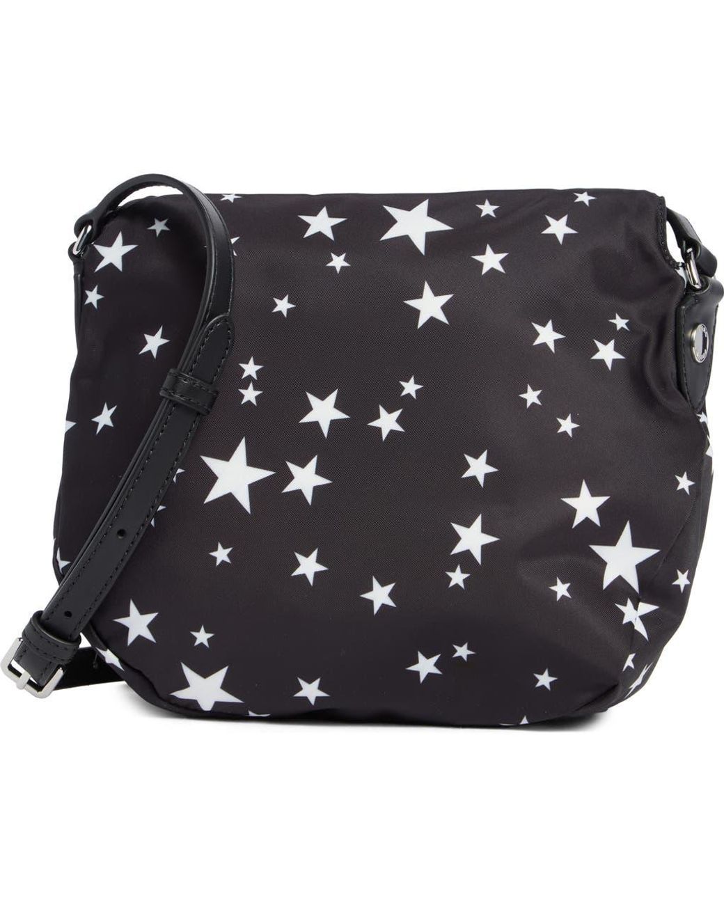 Marc Jacobs Star Print Preppy Nylon Mini Messenger Bag in Black | Lyst