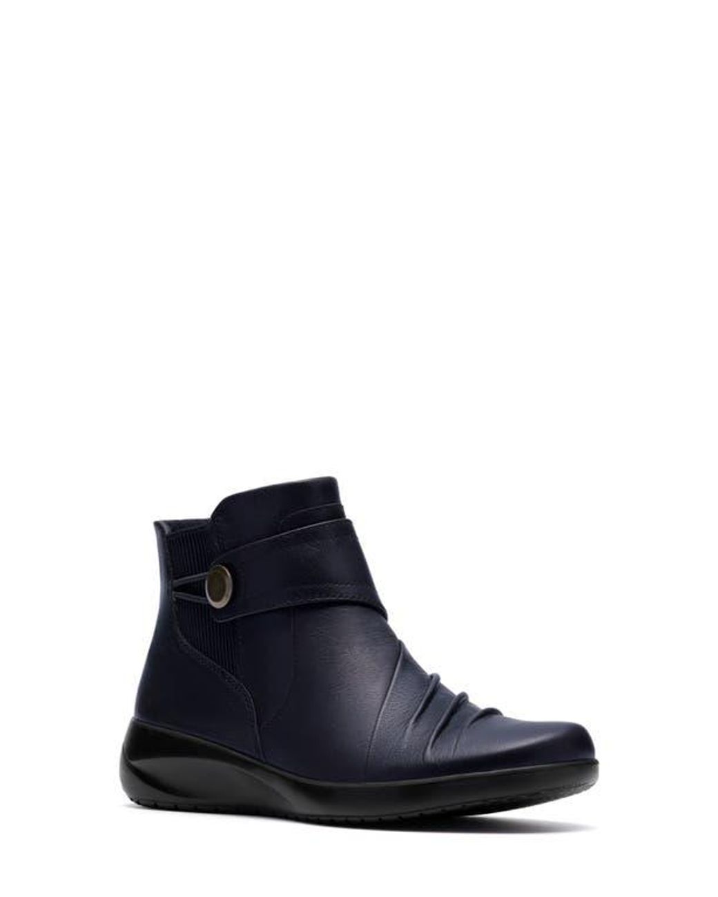 Clarks Katelyn Sara Ankle Boot in Blue | Lyst