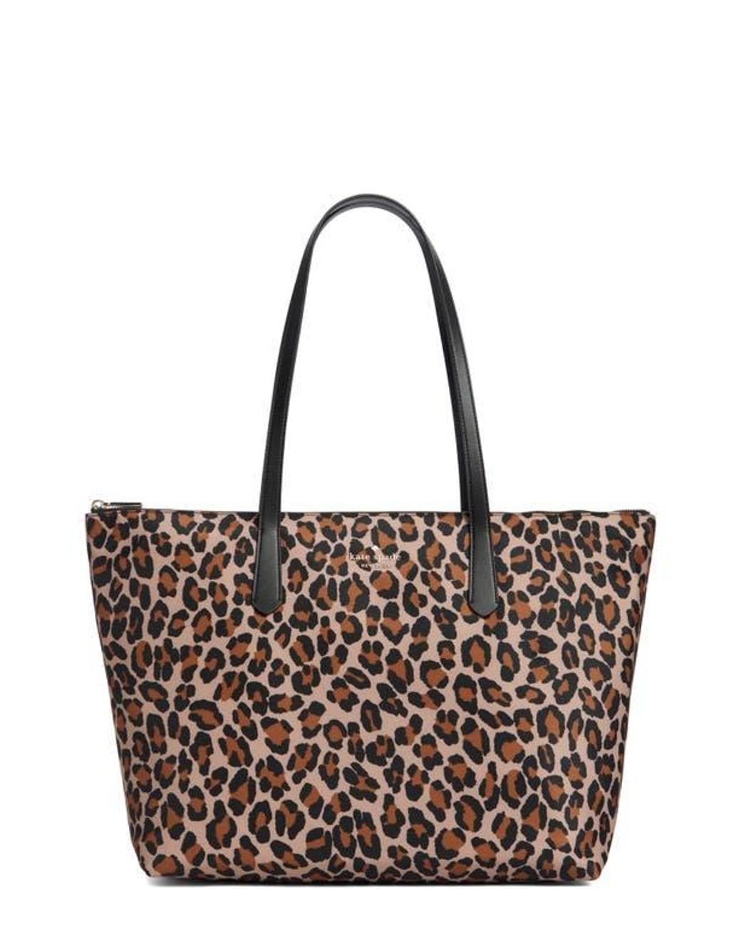 Kate Spade Kitt Recycled Nylon Leopard Extra Large Tote | Lyst