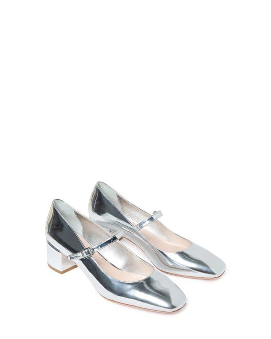 Loeffler Randall Lyra Mary Jane Pump in White | Lyst