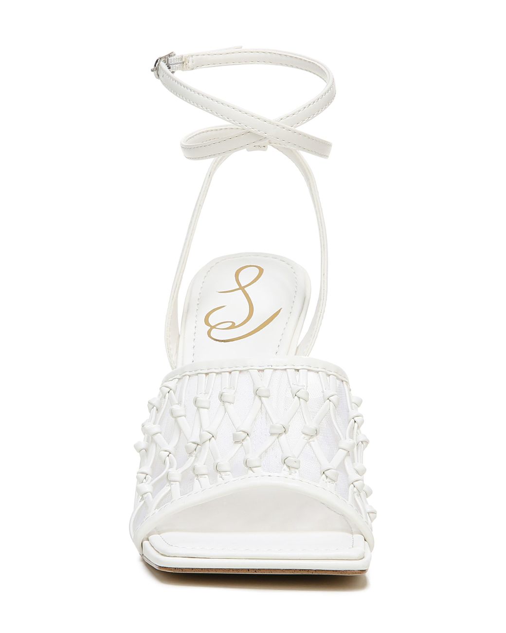 Sam Edelman Candice Ankle Strap Sandal in White | Lyst Sam Edelman Candice Ankle Strap Sandal in White | Lyst