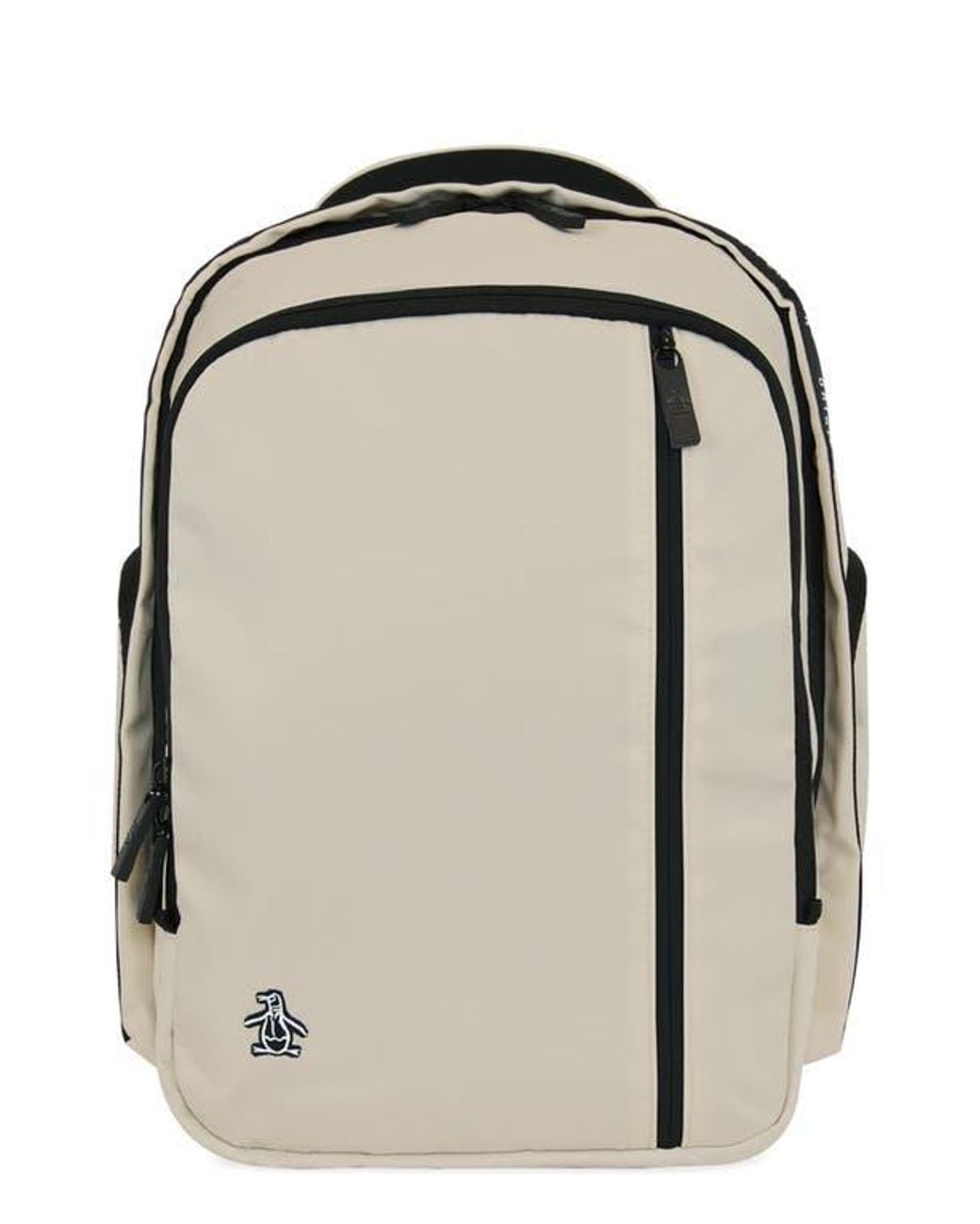 Original Penguin Zip Nylon Backpack in Natural | Lyst