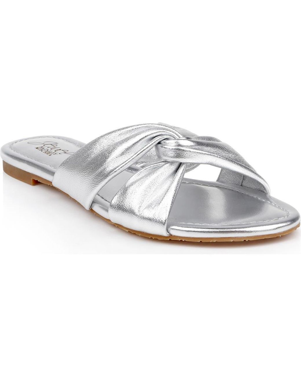Badgley Mischka Nicolet Sandal in White | Lyst