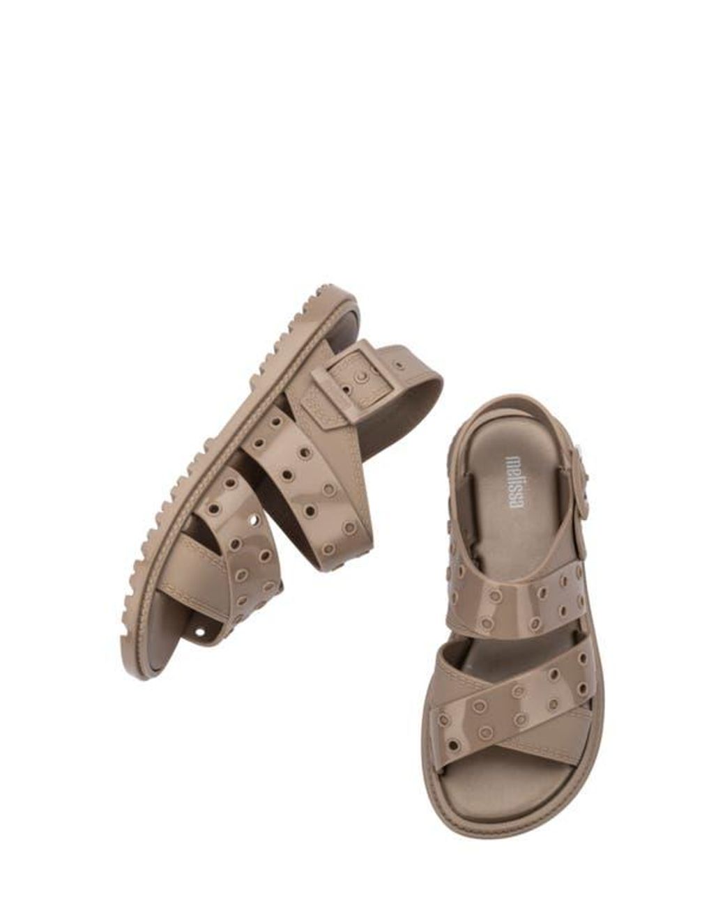 Melissa Lock Sandal in Natural | Lyst