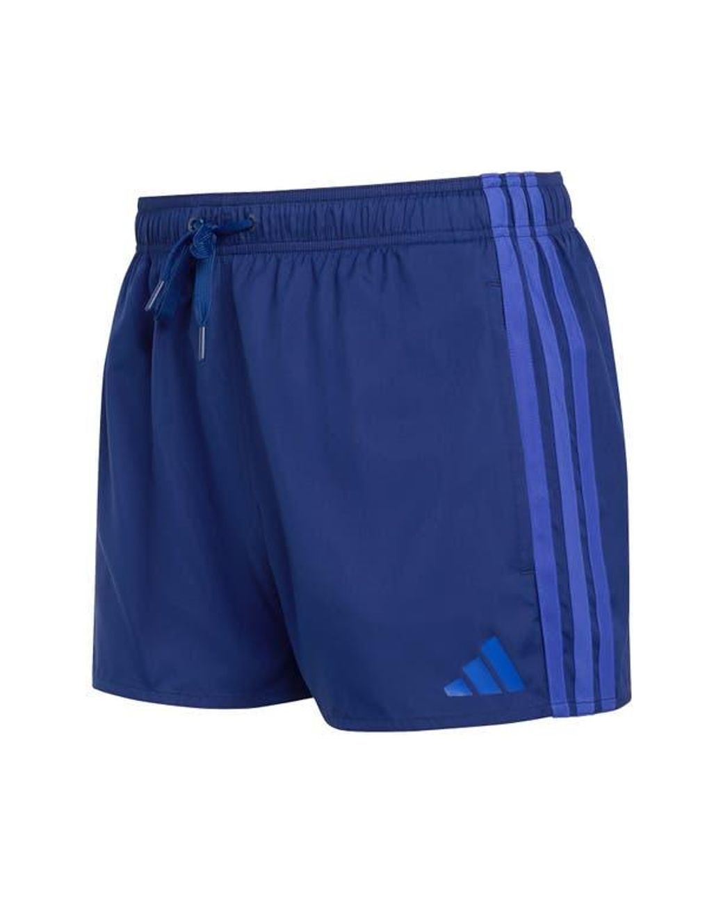 adidas 3-Stripes Swim Trunks in Blue for Men | Lyst