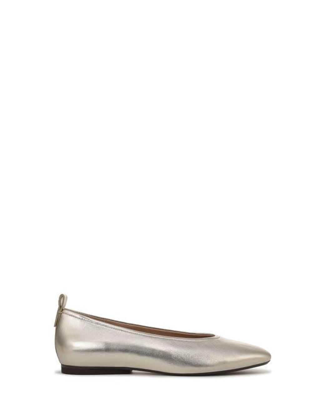 27 EDIT Naturalizer Carla Leather Ballet Flat in White | Lyst
