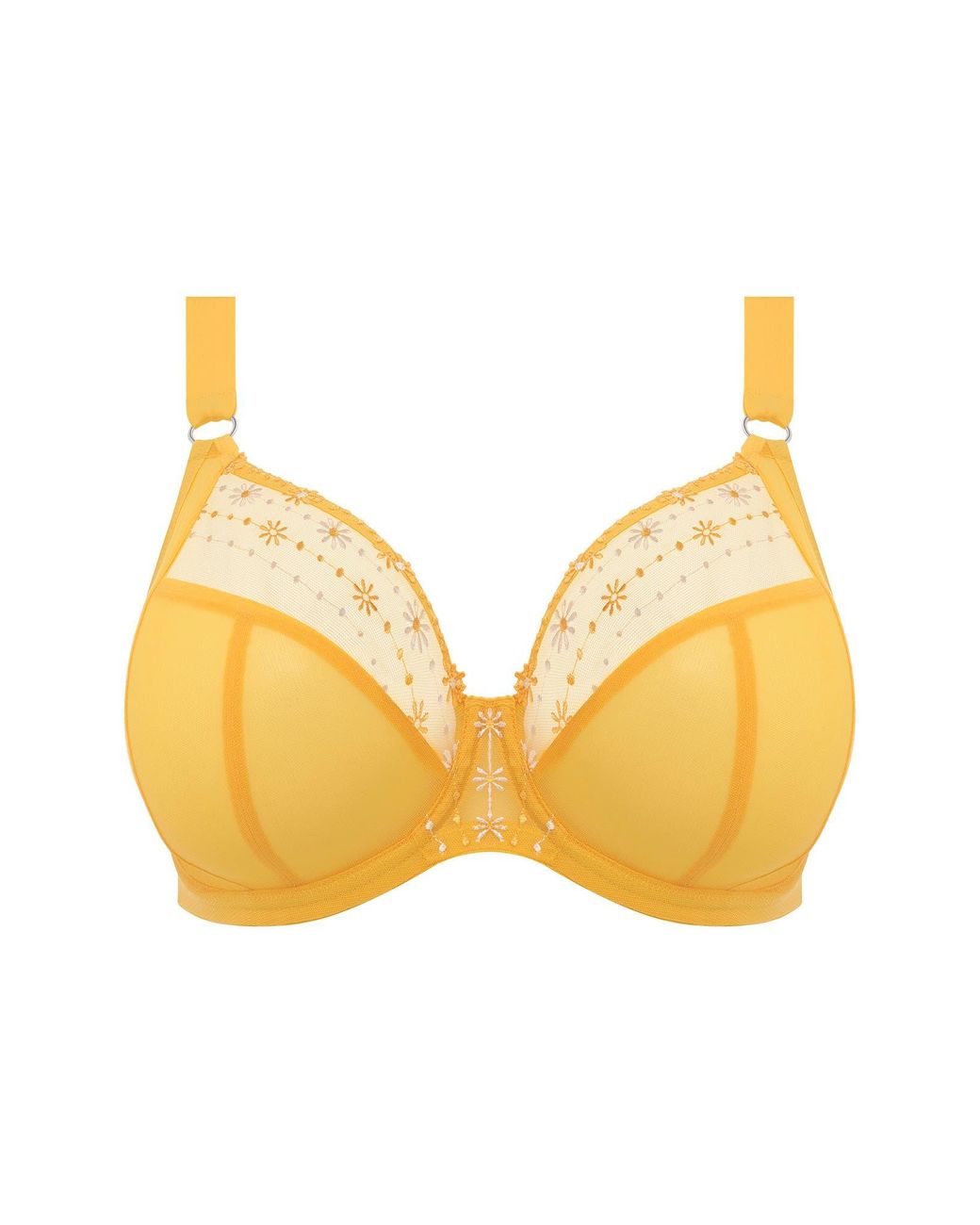 Elomi Matilda Full Figure Underwire Plunge Bra In Yellow Lyst