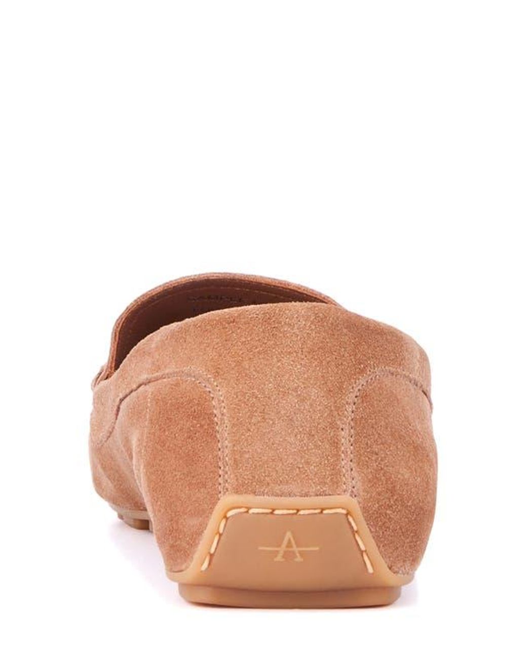 Aquatalia Qaitlin Moc Toe Weatherproof Slip-On Shoe in Pink | Lyst