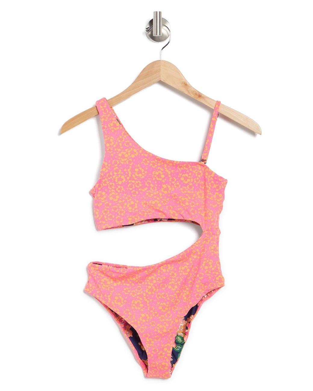 Maaji Aster Wonderful Cutout One Piece Swimsuit In Pink Lyst