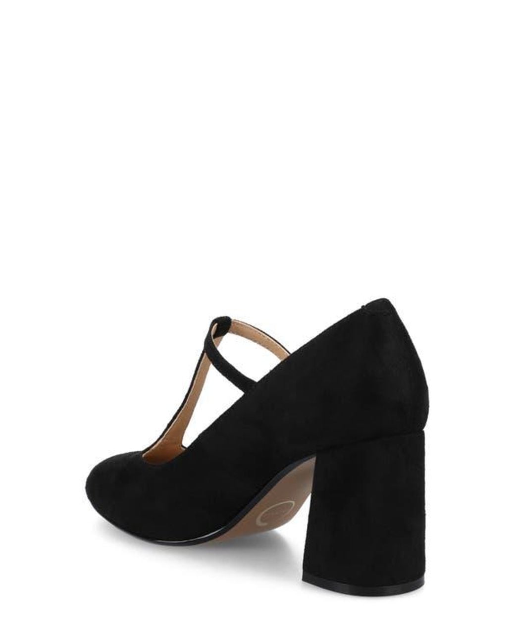 Journee Collection Talani T-Strap Pump in Black | Lyst