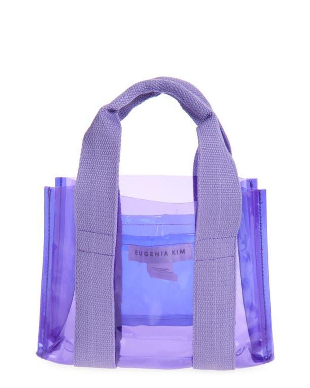 Eugenia Kim Toto Transparent Mini Tote Bag in Purple | Lyst