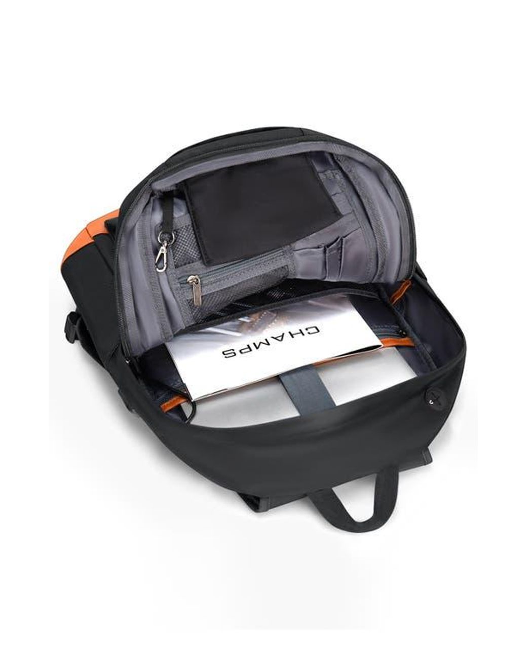 CHAMPS Nylon Backpack in Black for Men | Lyst