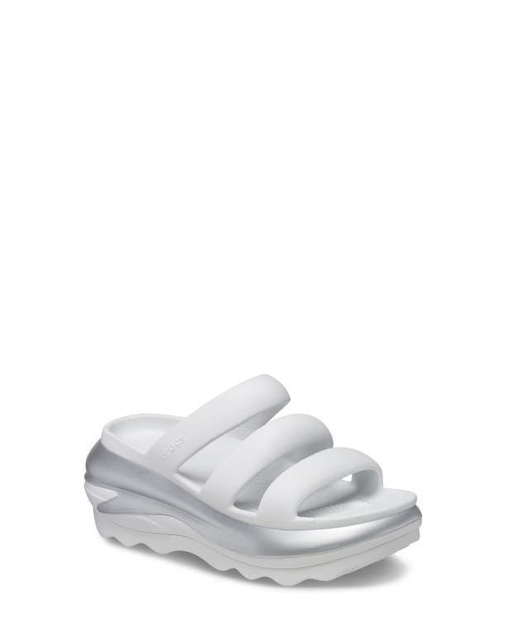 Crocs™ Classic Mega Crush Water Resistant Platform Sandal in White | Lyst