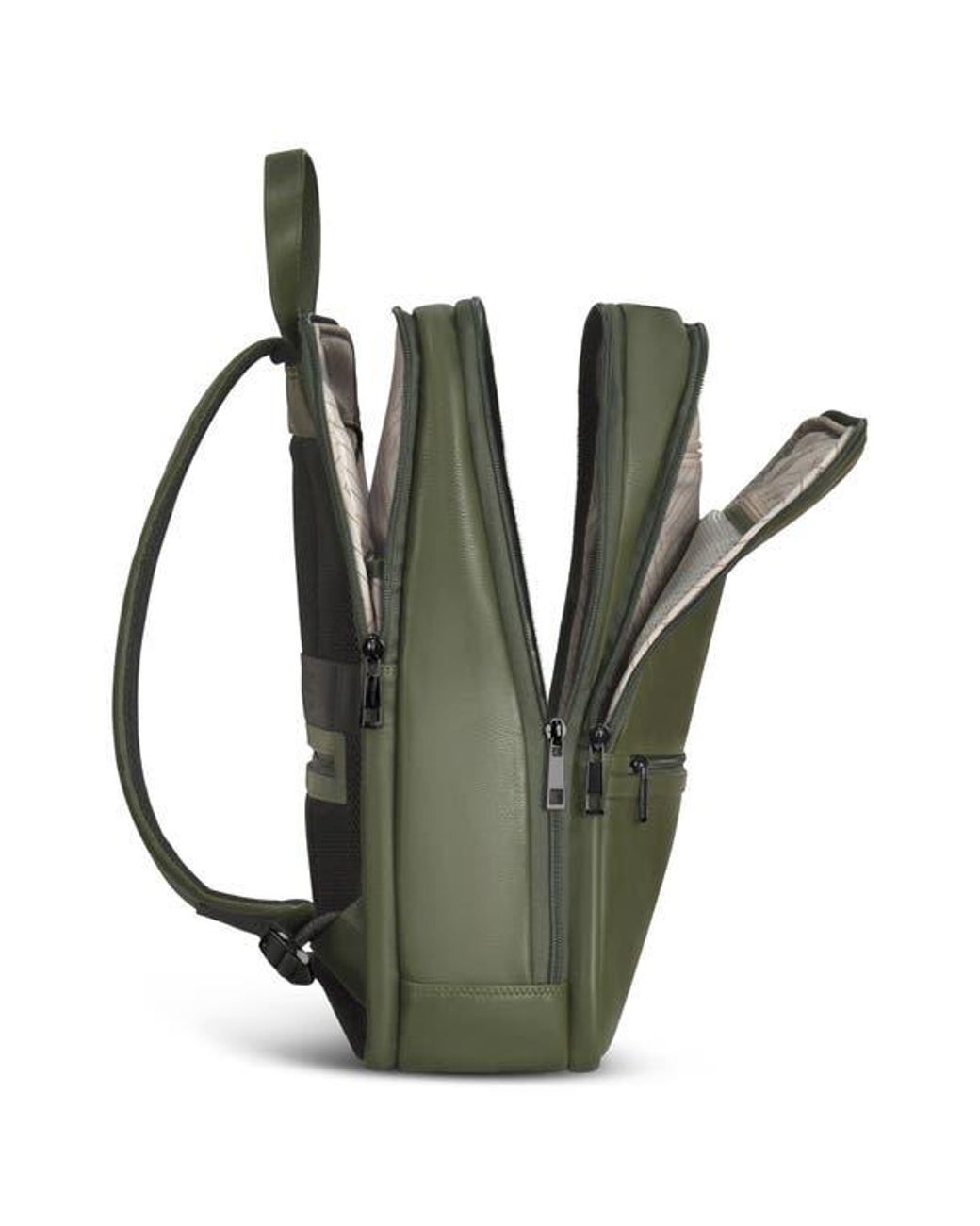 CHAMPS Onyx Leather Backpack in Green for Men | Lyst