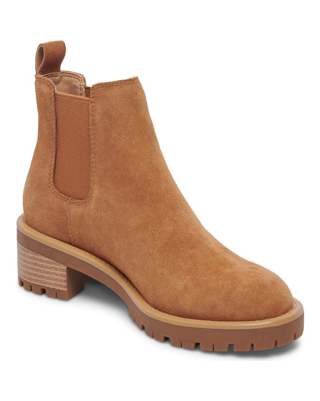Blondo Matilda Waterproof Lug Sole Chelsea Boot in Brown | Lyst