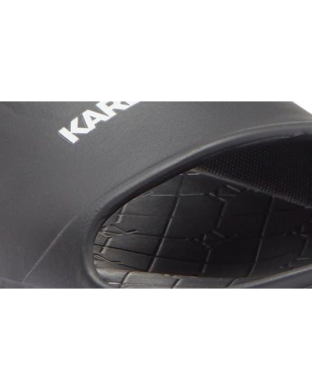 KARL LAGERFELD Block Logo Slide Sandal in Gray for Men | Lyst