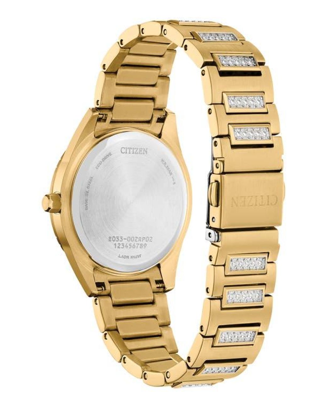Citizen Crystal Mother-of-Pearl Bracelet Watch in Metallic | Lyst