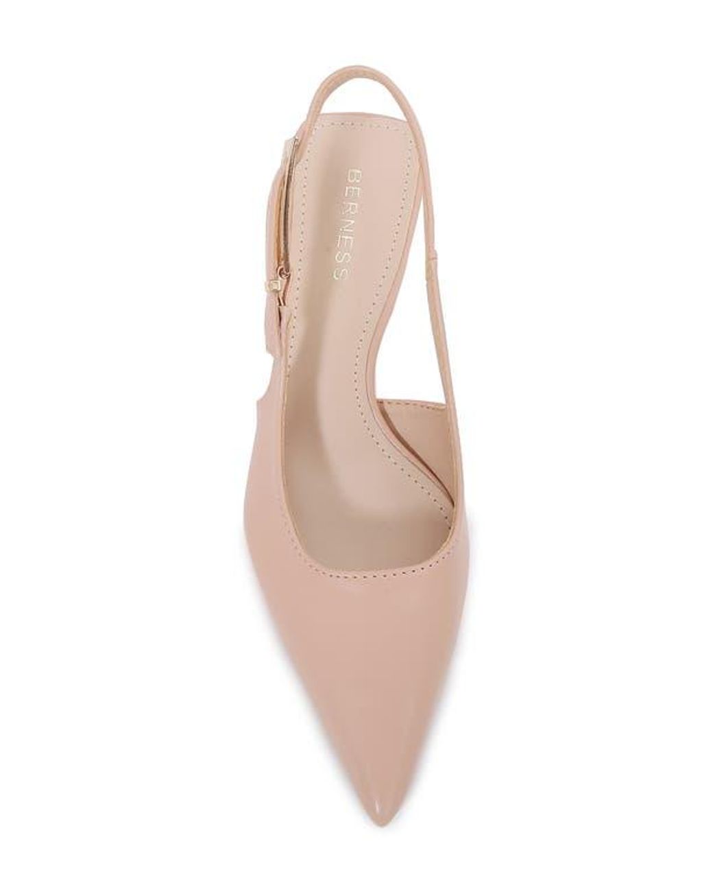 BERNESS Cassandra Slingback Kitten Heel Pump in Pink | Lyst