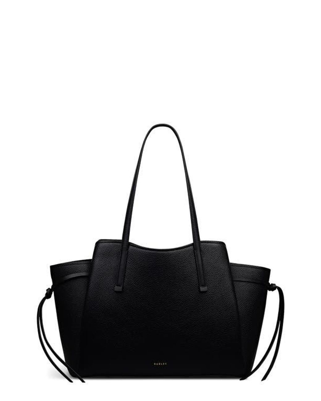 Radley Blake Gardens Large Leather Satchel in Black | Lyst