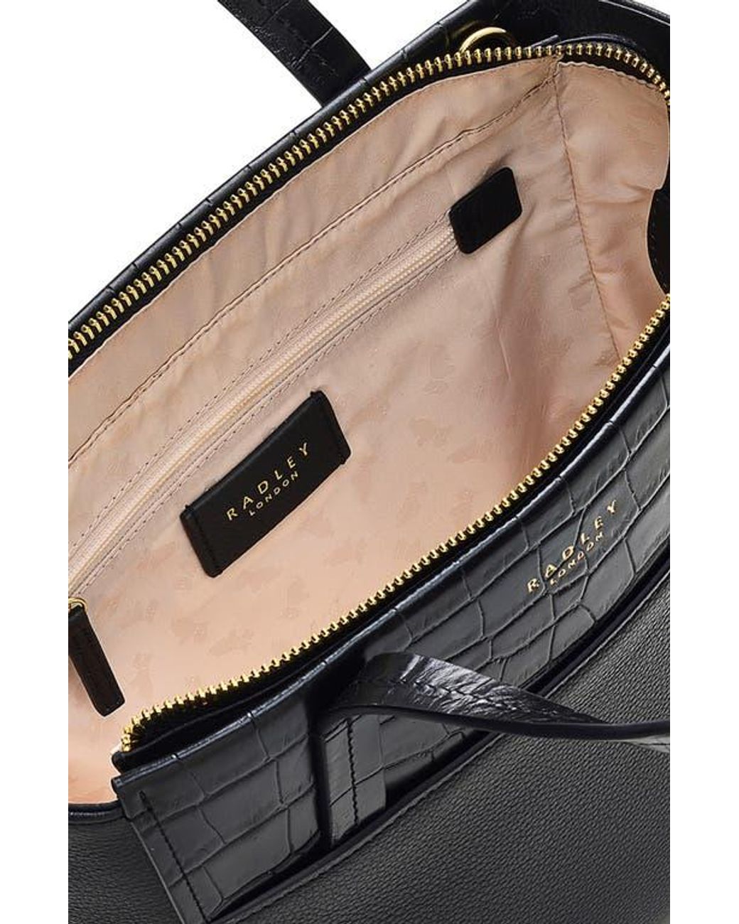 Radley Downtown Small Satchel Bag in Black | Lyst
