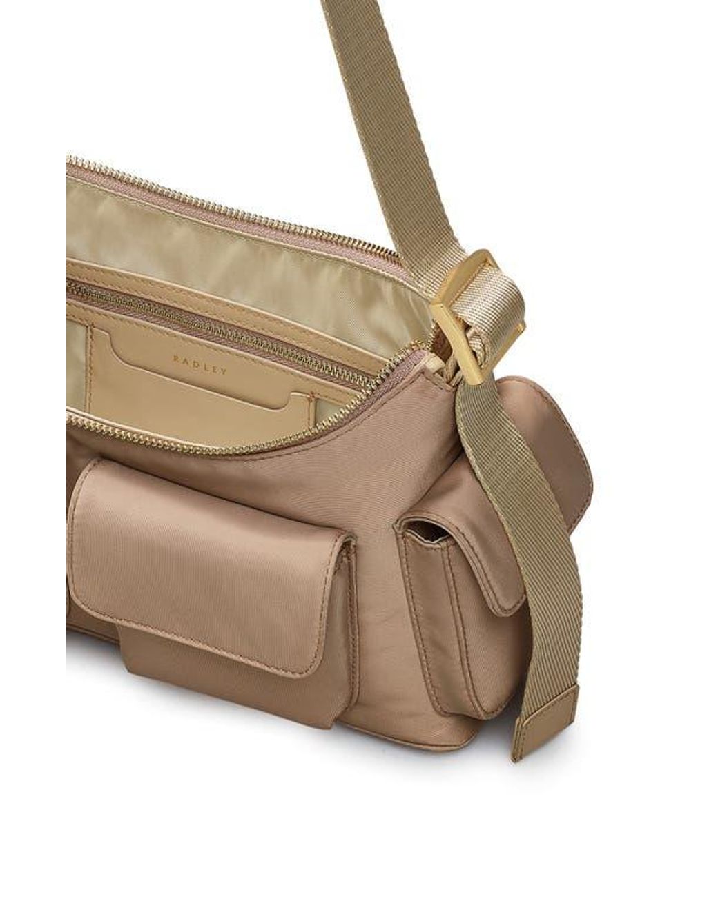 Radley Guildford Grove Medium Crossbody Bag in Natural | Lyst