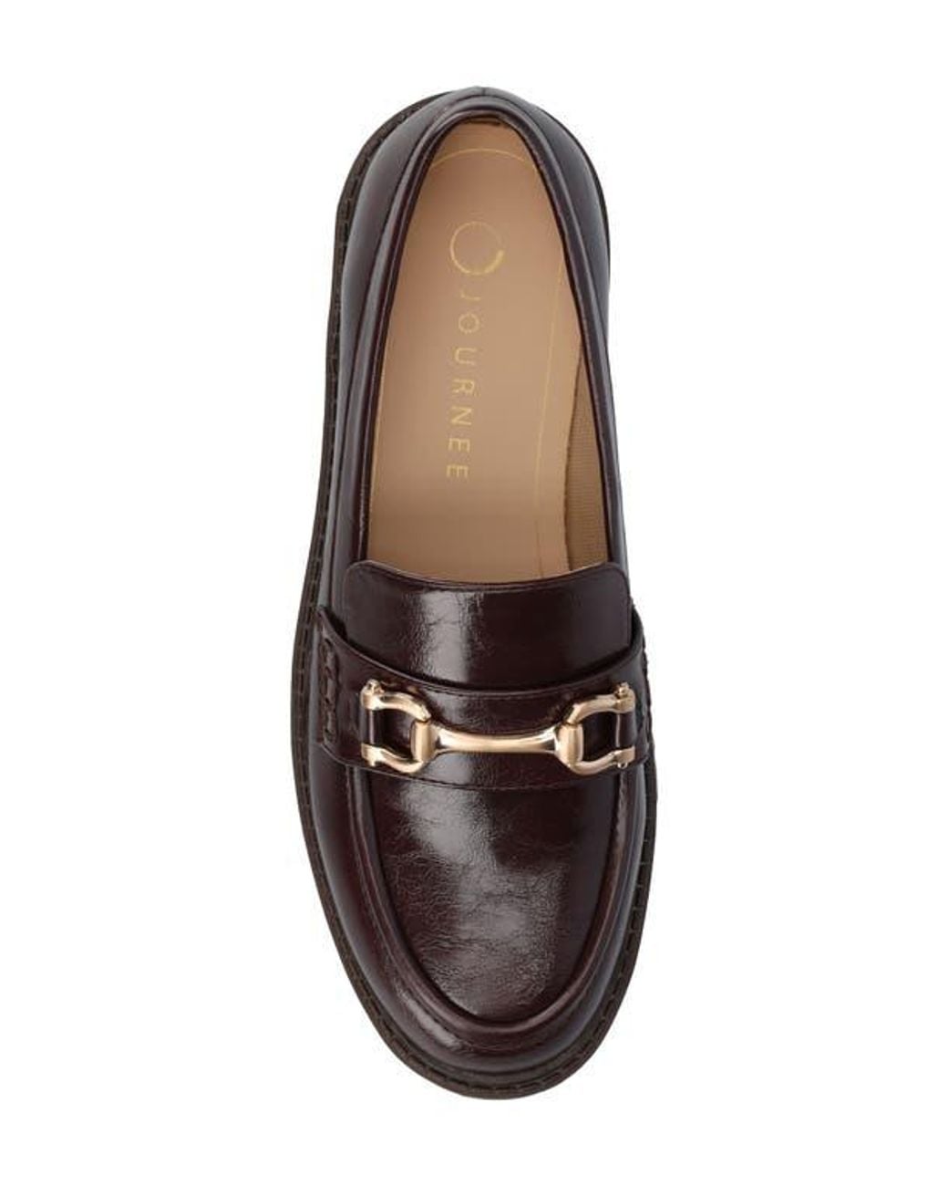 Journee Collection Jessamy Lug Loafer in Brown | Lyst