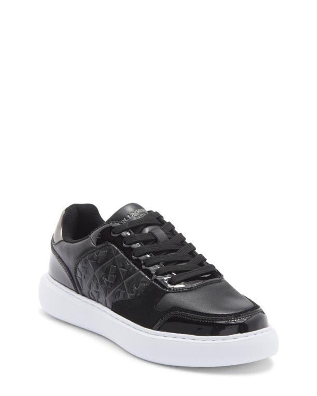 KARL LAGERFELD Karl Profile Low Top Sneaker in Black for Men | Lyst