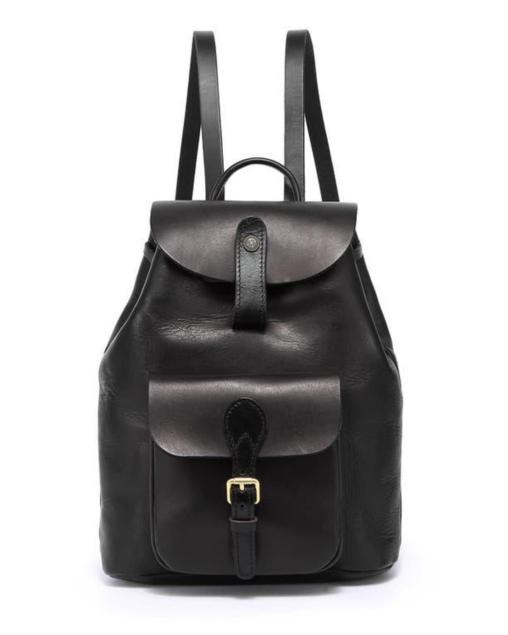 Old Trend Isla Small Leather Backpack in Black | Lyst