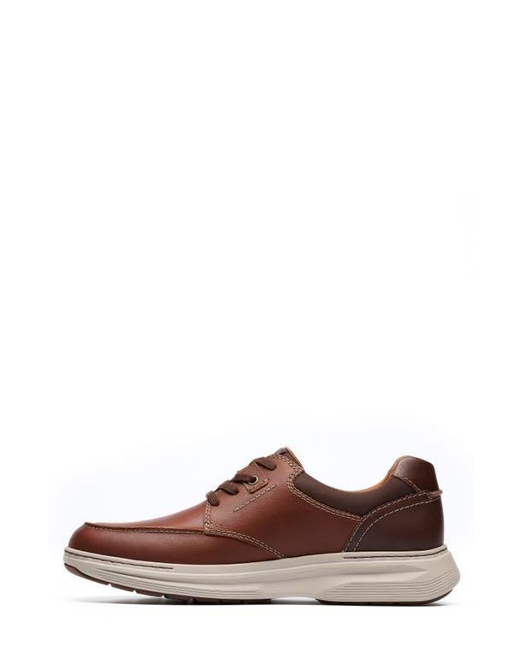 Clarks Craftwell Moc Derby in Brown for Men | Lyst