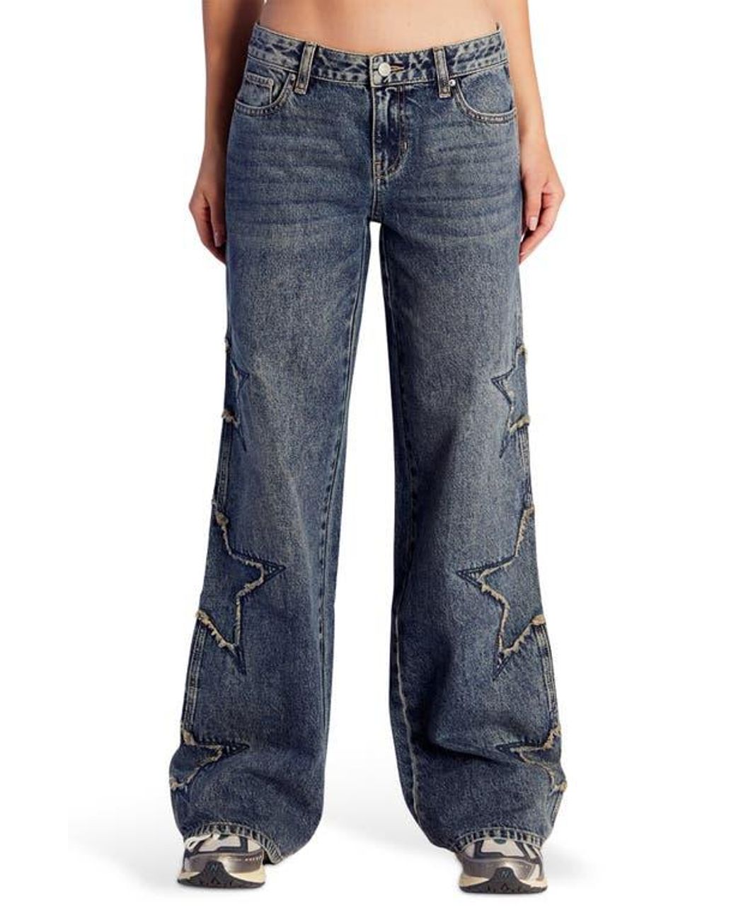 PacSun Casey Low Rise Baggy Jeans in Blue | Lyst