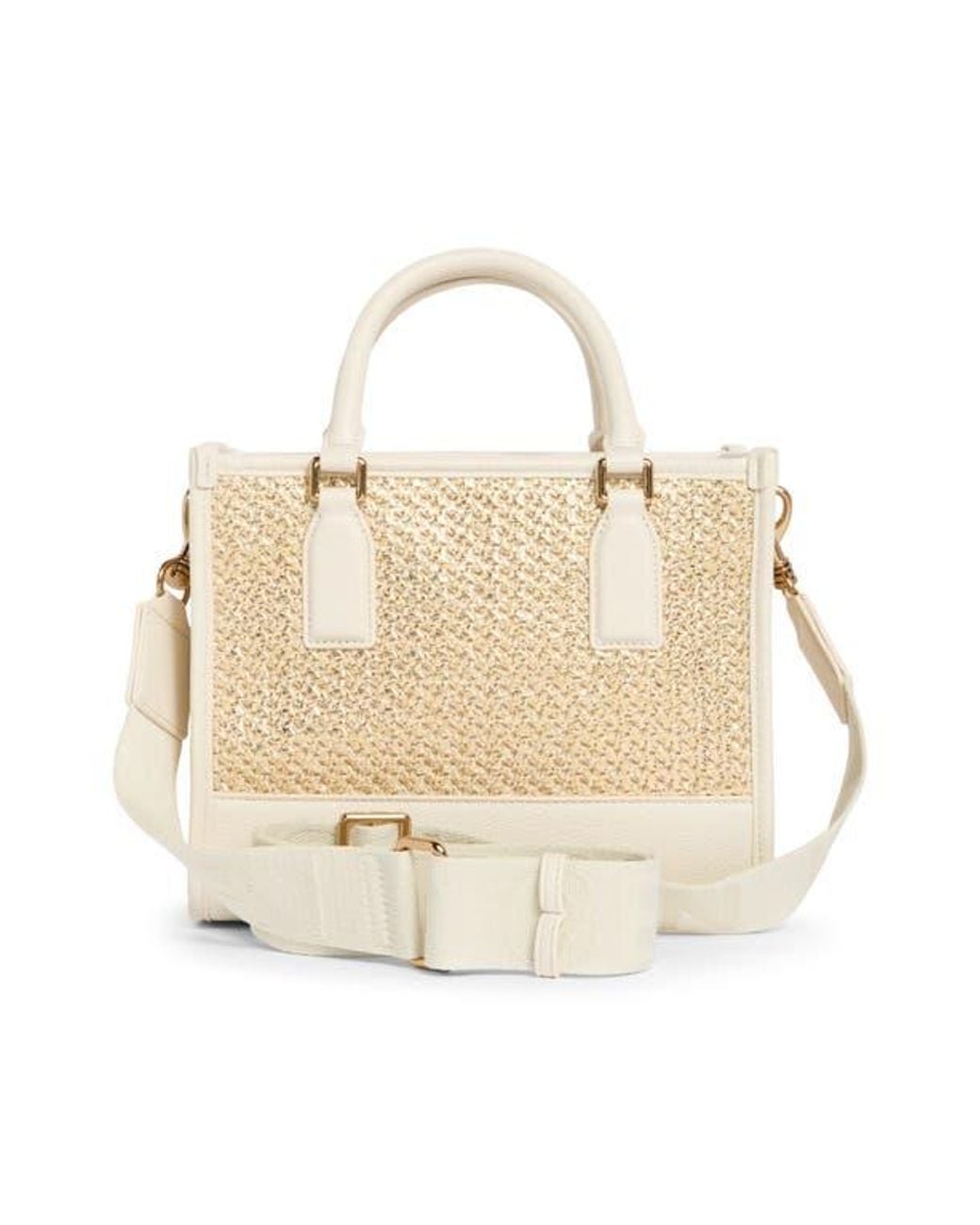 Kurt Geiger Chiswick Small Tote Crossbody Bag in Natural | Lyst