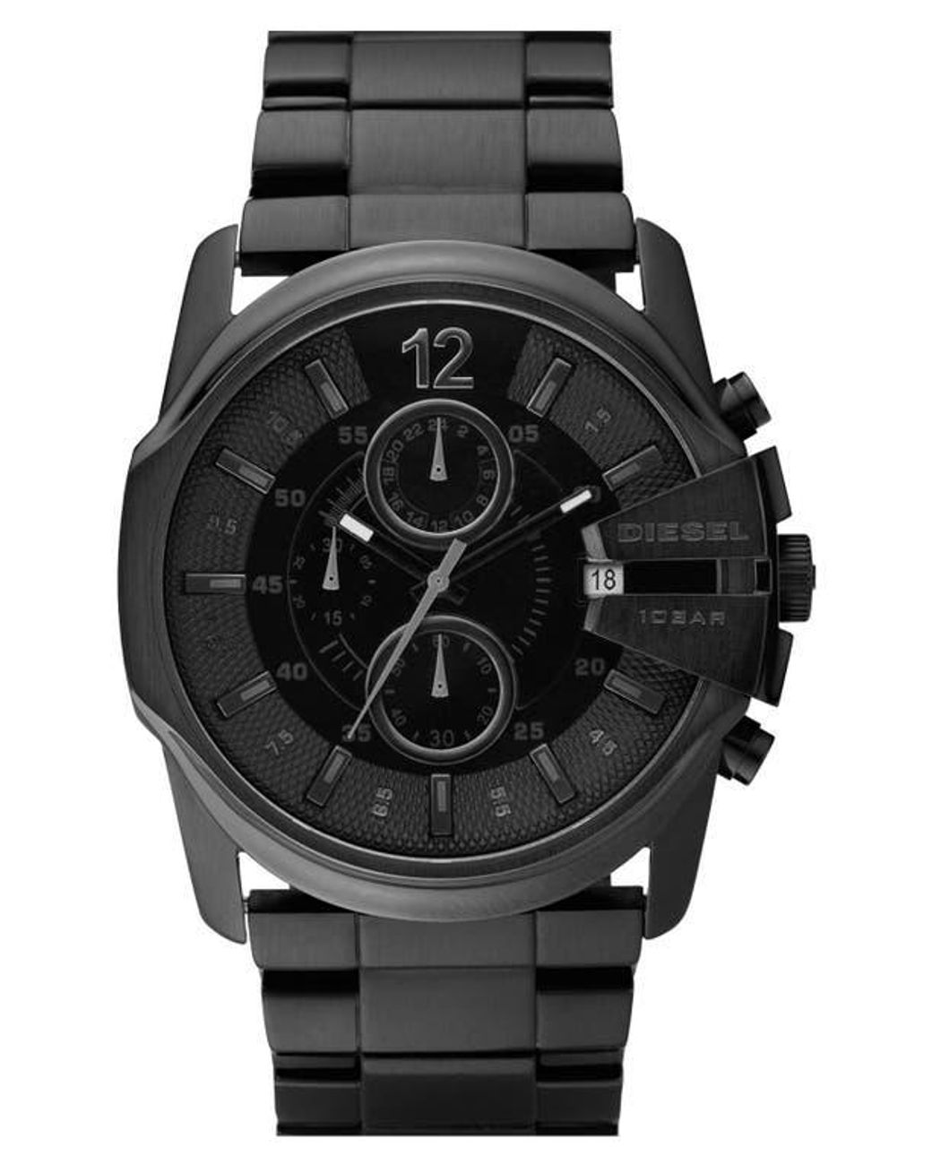 DIESEL 'Master Chief' Chronograph Bracelet Watch, 45Mm in Black for Men ...