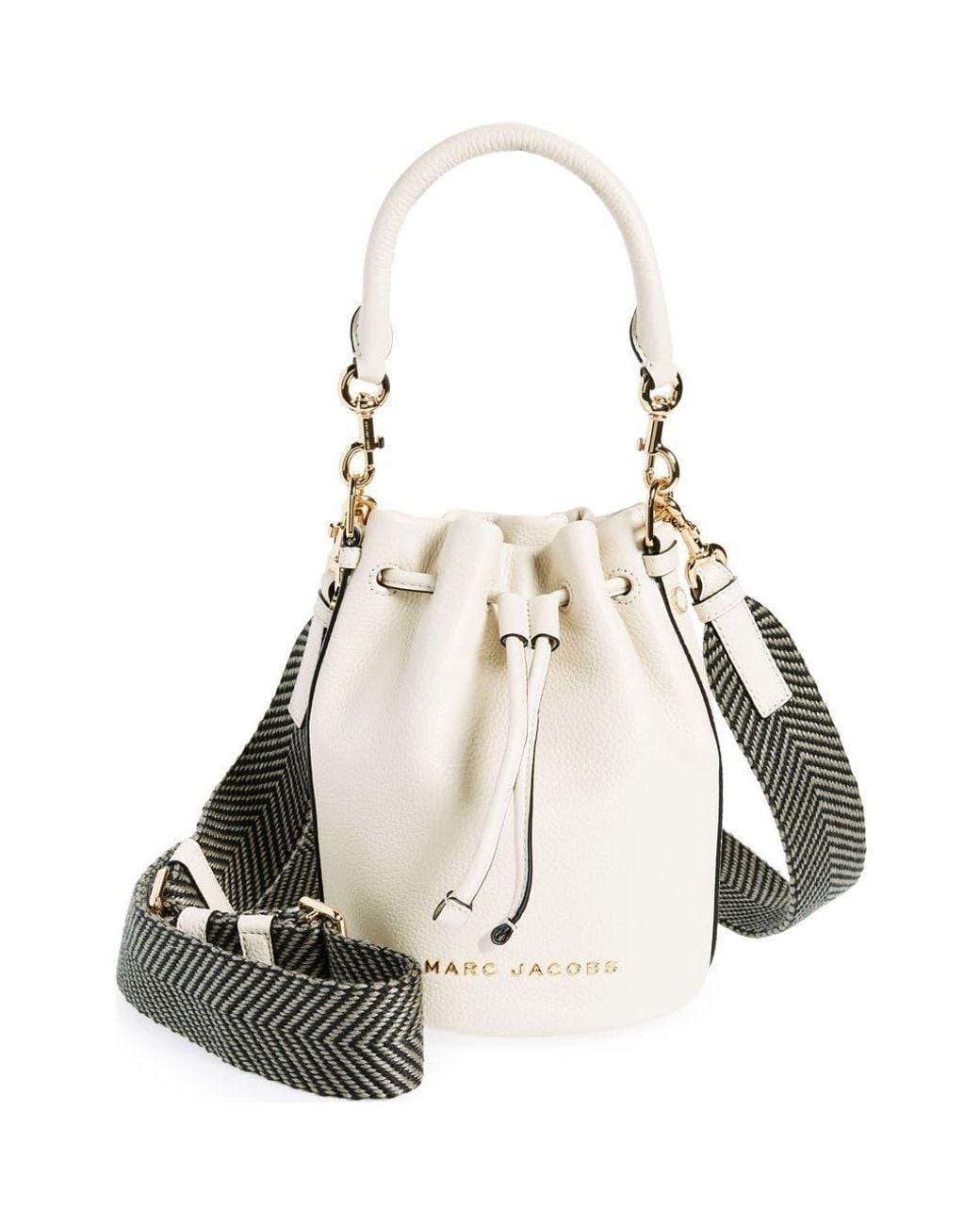 Marc Jacobs Pebbled Leather Bucket Bag