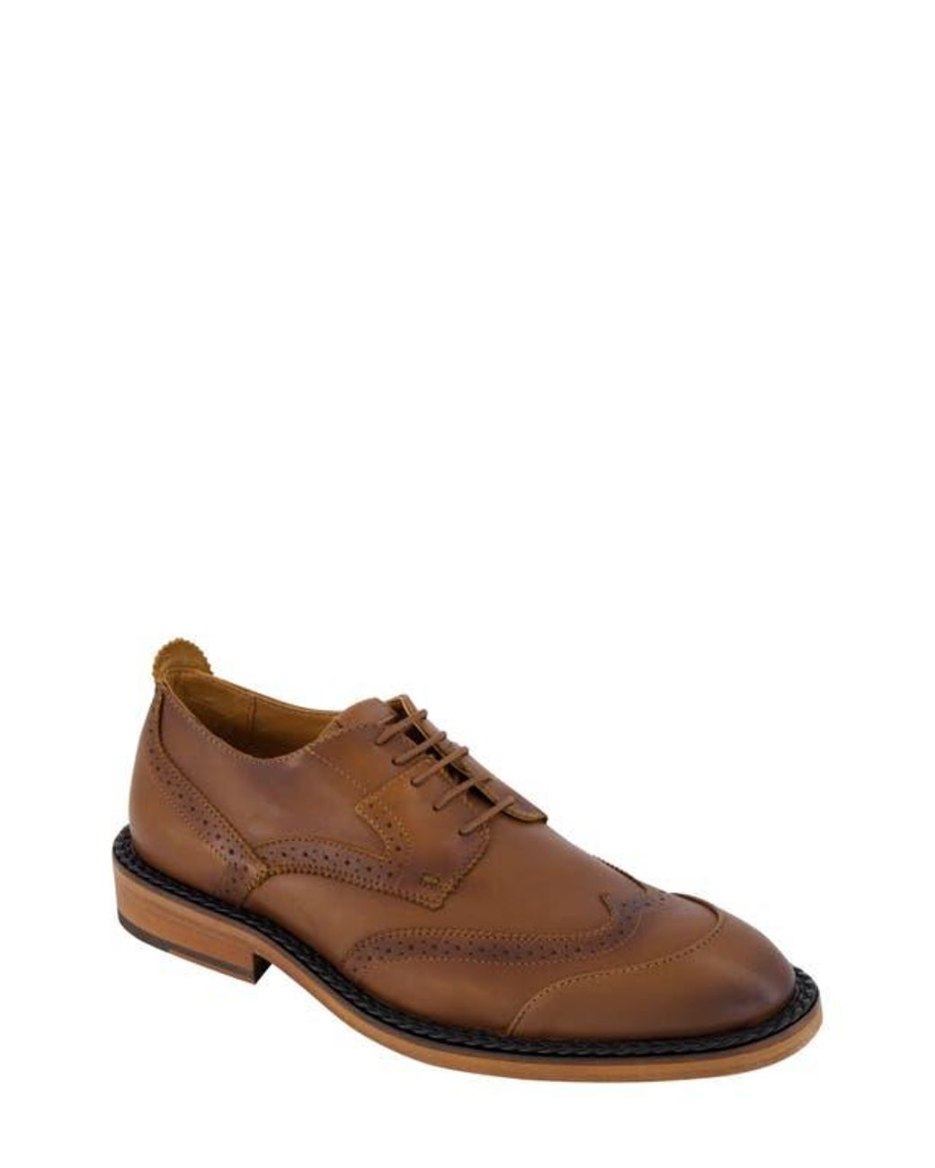 KARL LAGERFELD Wingtip Derby in Brown for Men | Lyst
