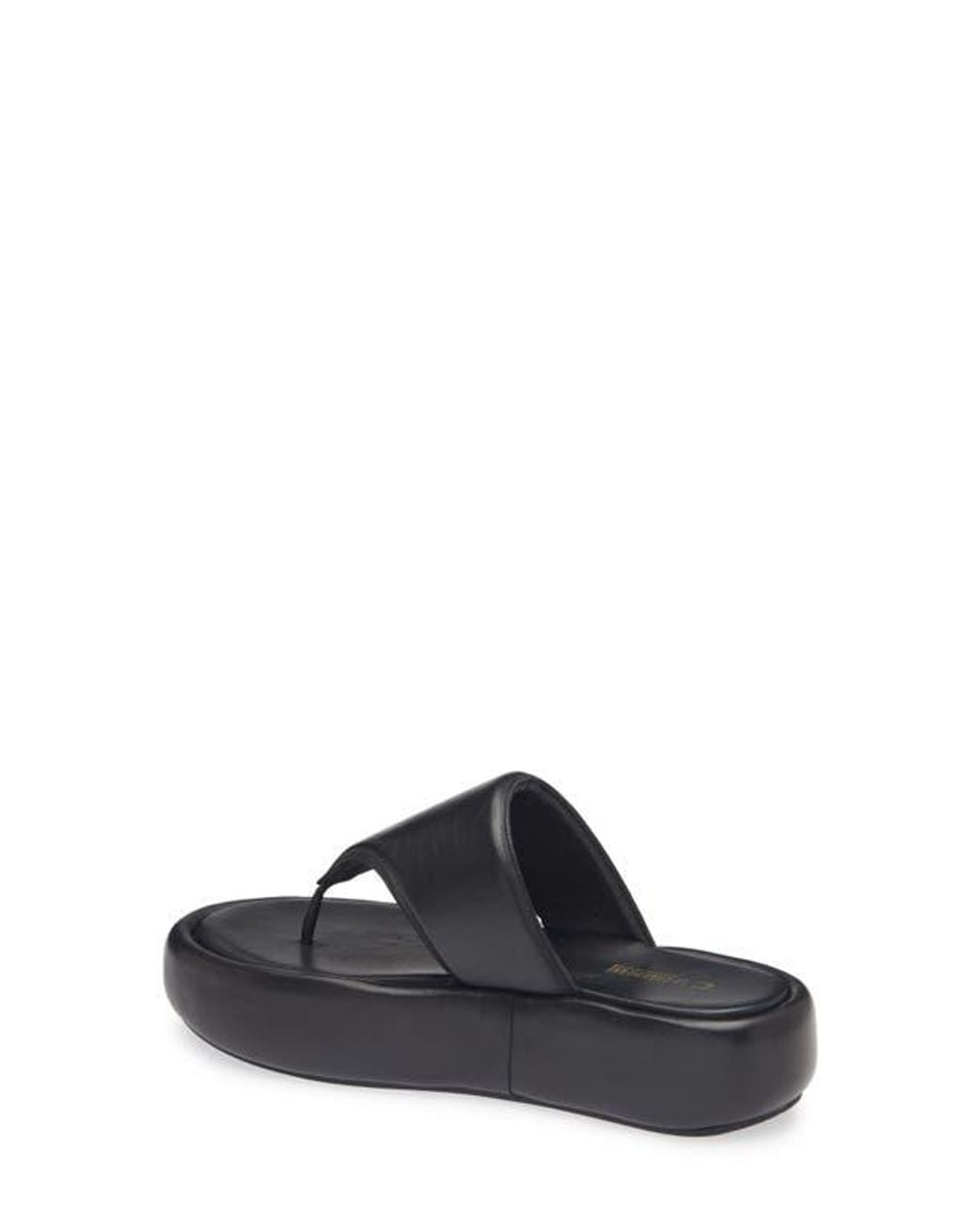 La Canadienne Gillie Platform Flip Flop in Black | Lyst