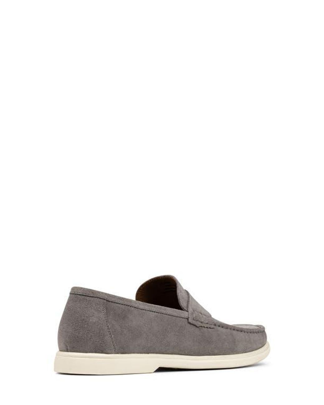 Donald J Pliner Clive Penny Loafer in Gray for Men | Lyst