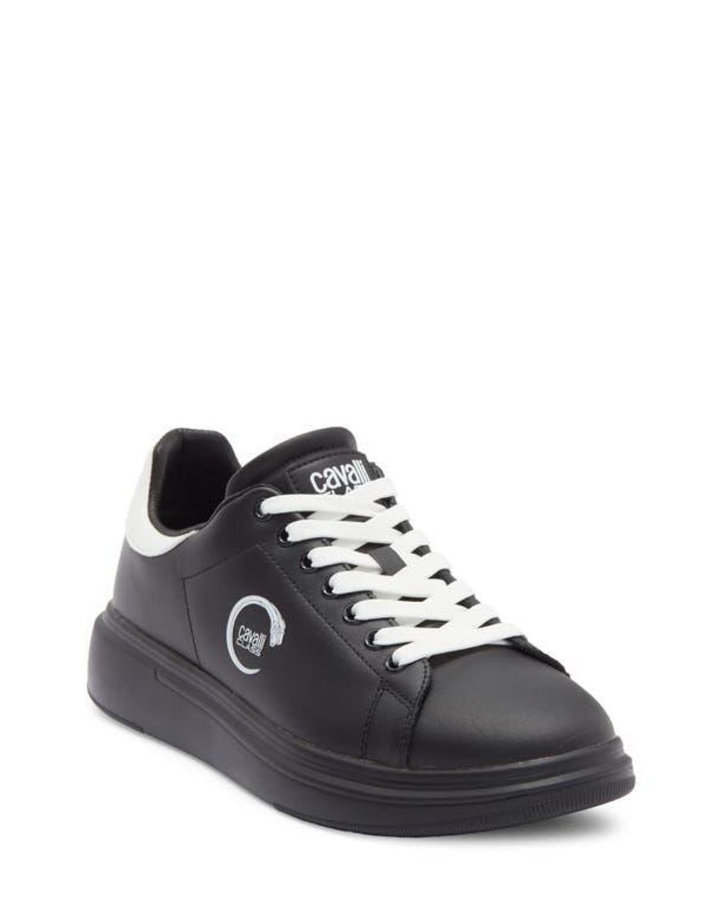 Roberto Cavalli Cavalli Class Logo Low Top Sneaker for Men | Lyst