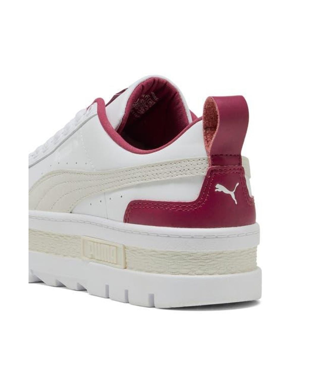 PUMA Mayze Classic Platform Sneaker in White | Lyst
