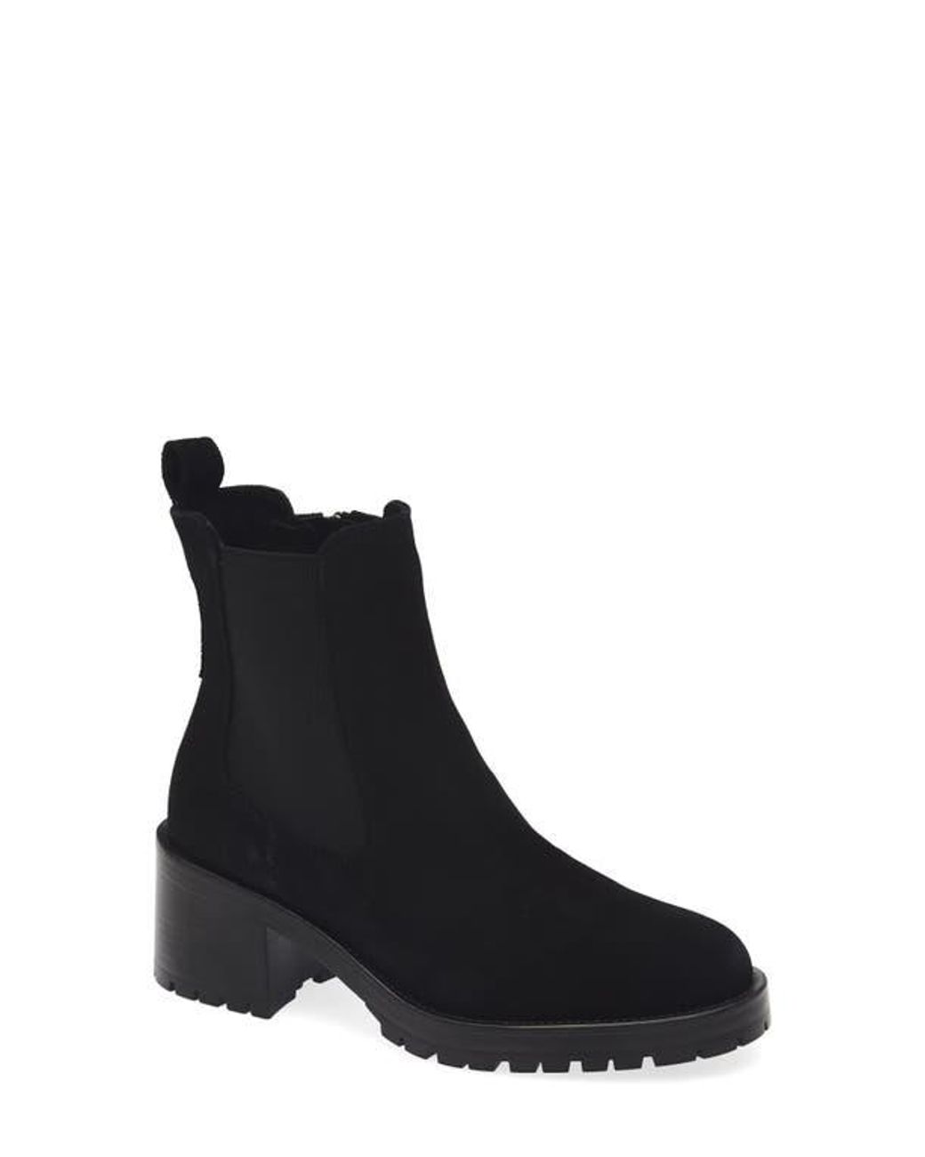 La Canadienne Wave City Dry Lug Sole Waterproof Chelsea Boot in Black ...