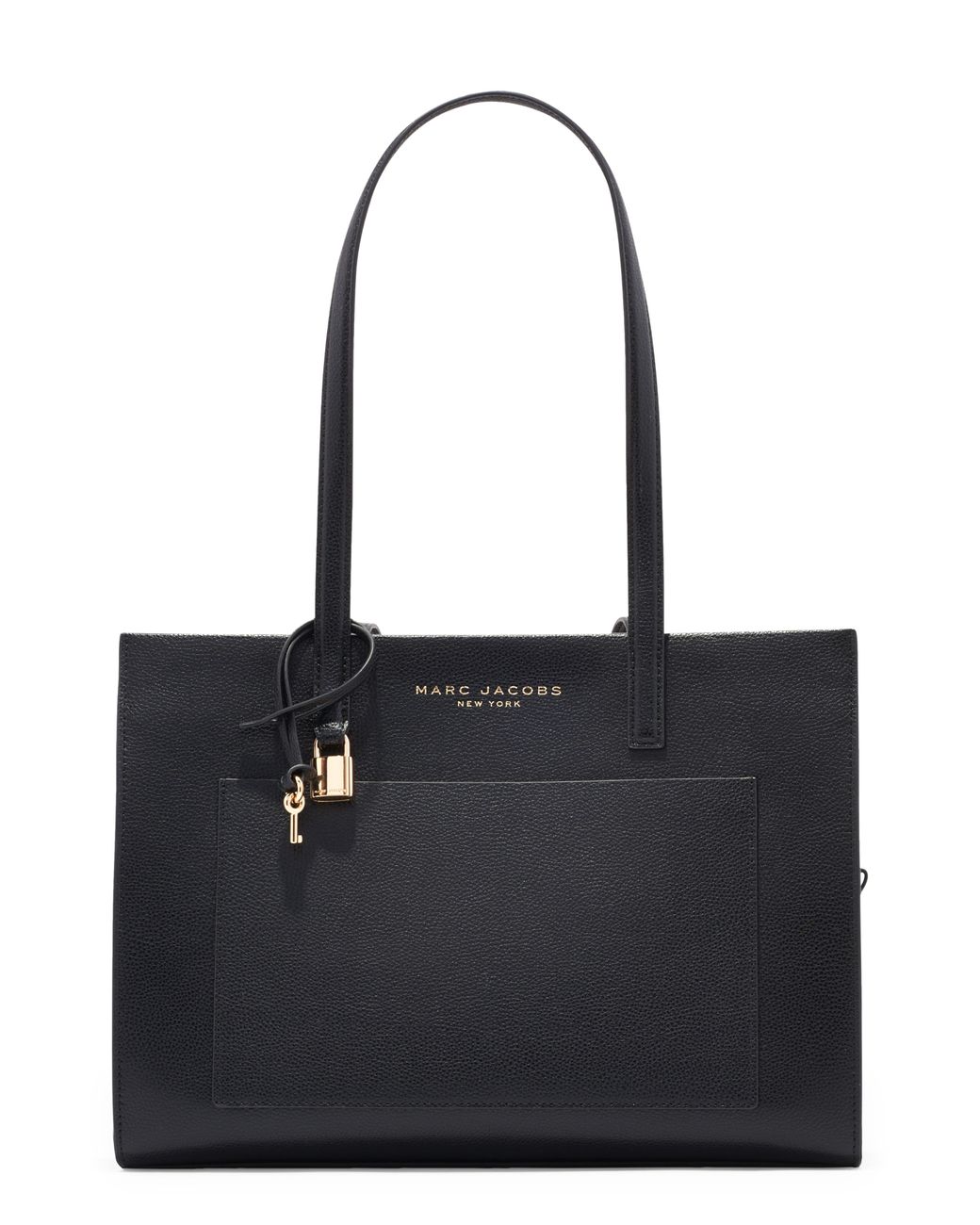 Marc Jacobs Leather Work Tote Bag in Black | Lyst