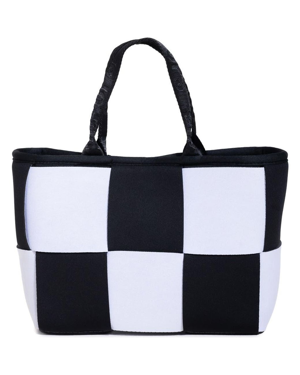 Pop Ups Brand Water Resistant Woven Neoprene Mini Tote Bag in Black | Lyst