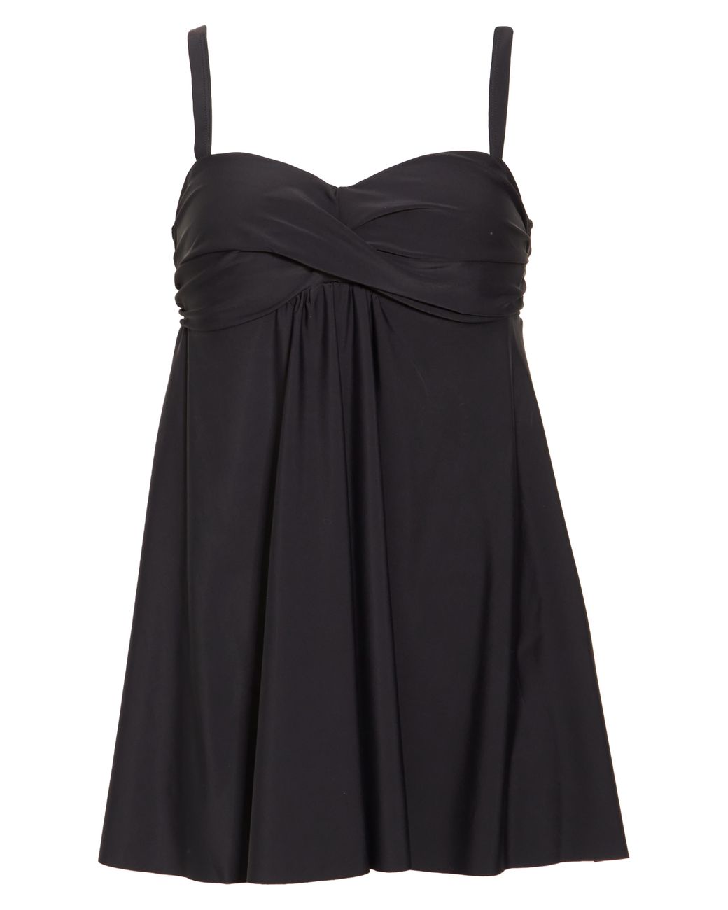 Nicole Miller Convertible One Piece Swim Dress In Black Lyst