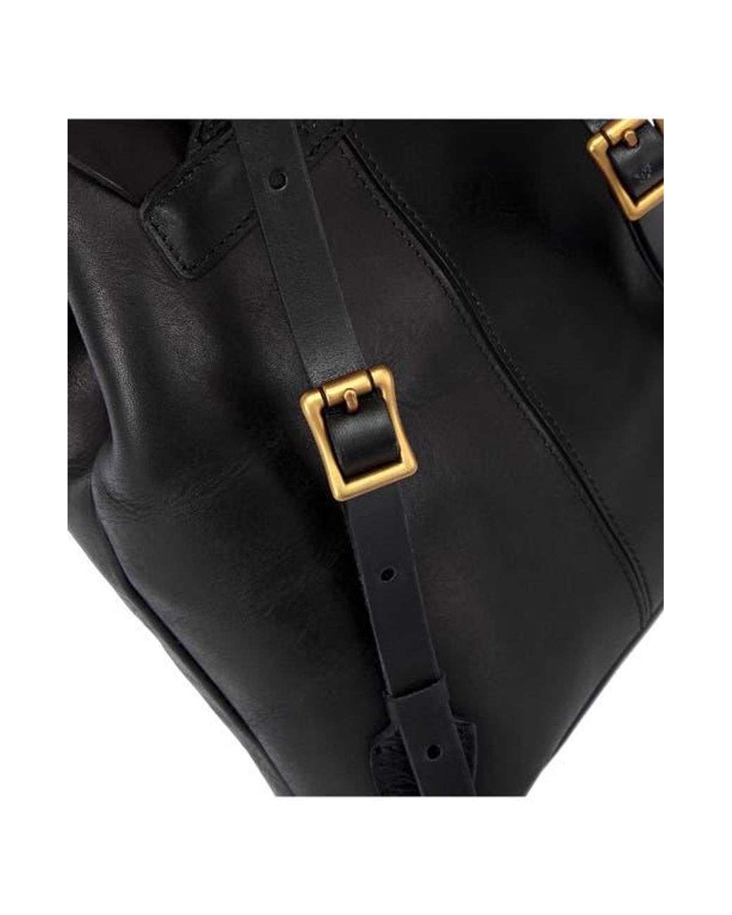 Old Trend Isla Small Leather Backpack in Black | Lyst