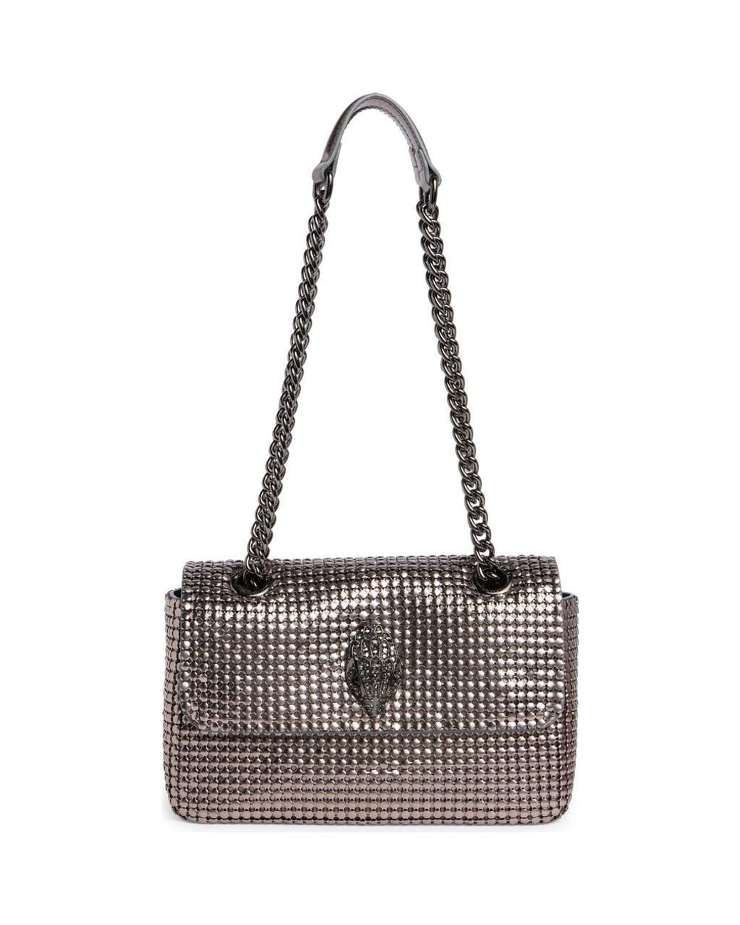 Kurt Geiger Kensington Chainmail Crossbody Bag in Metallic | Lyst