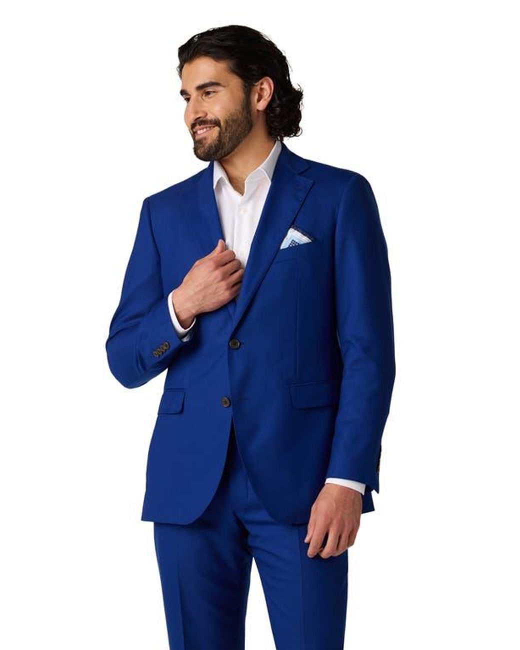 ALTON LANE Performance Tailored Fit Suit in Blue for Men | Lyst
