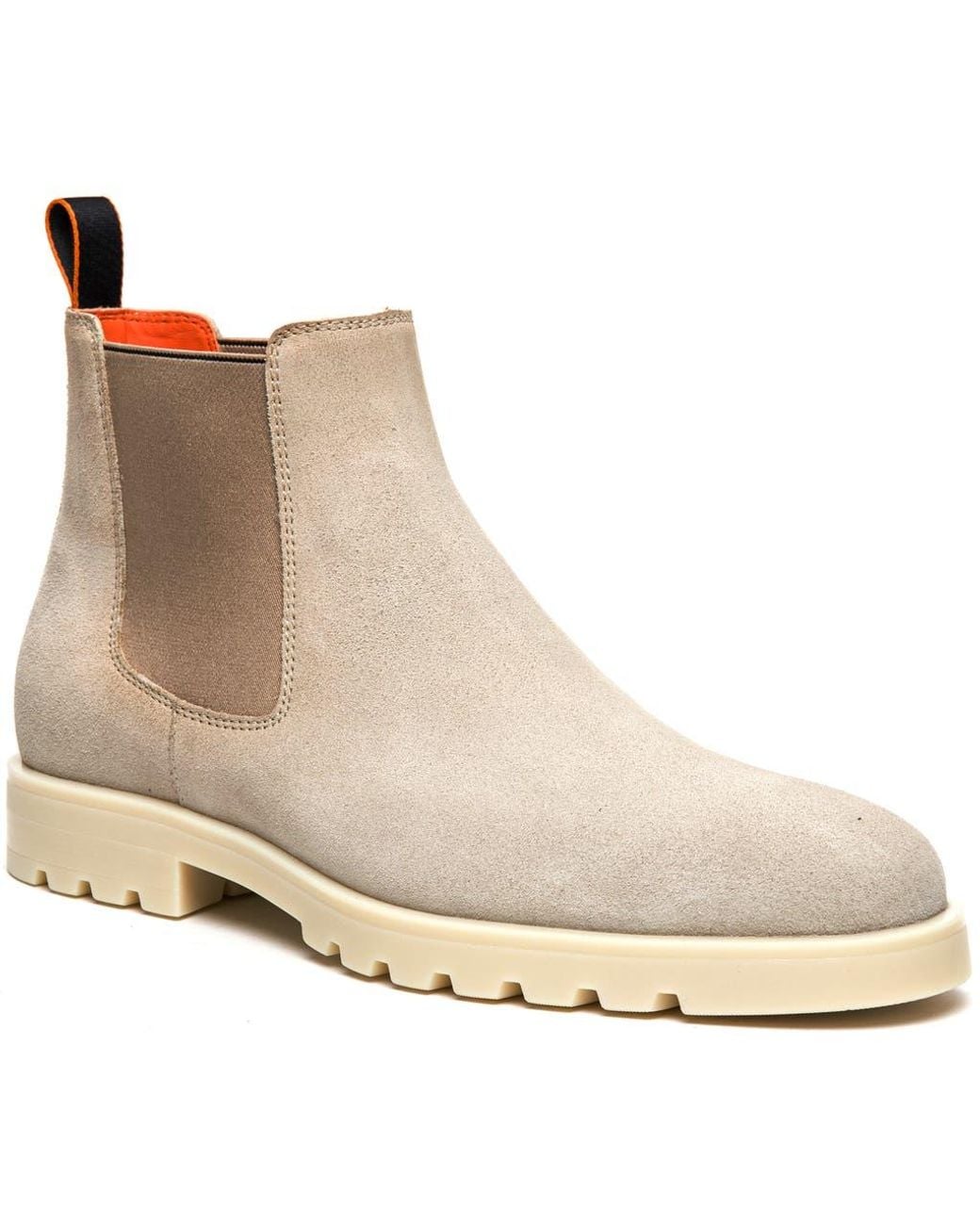 Santoni Langley Chelsea Boot in Natural for Men | Lyst