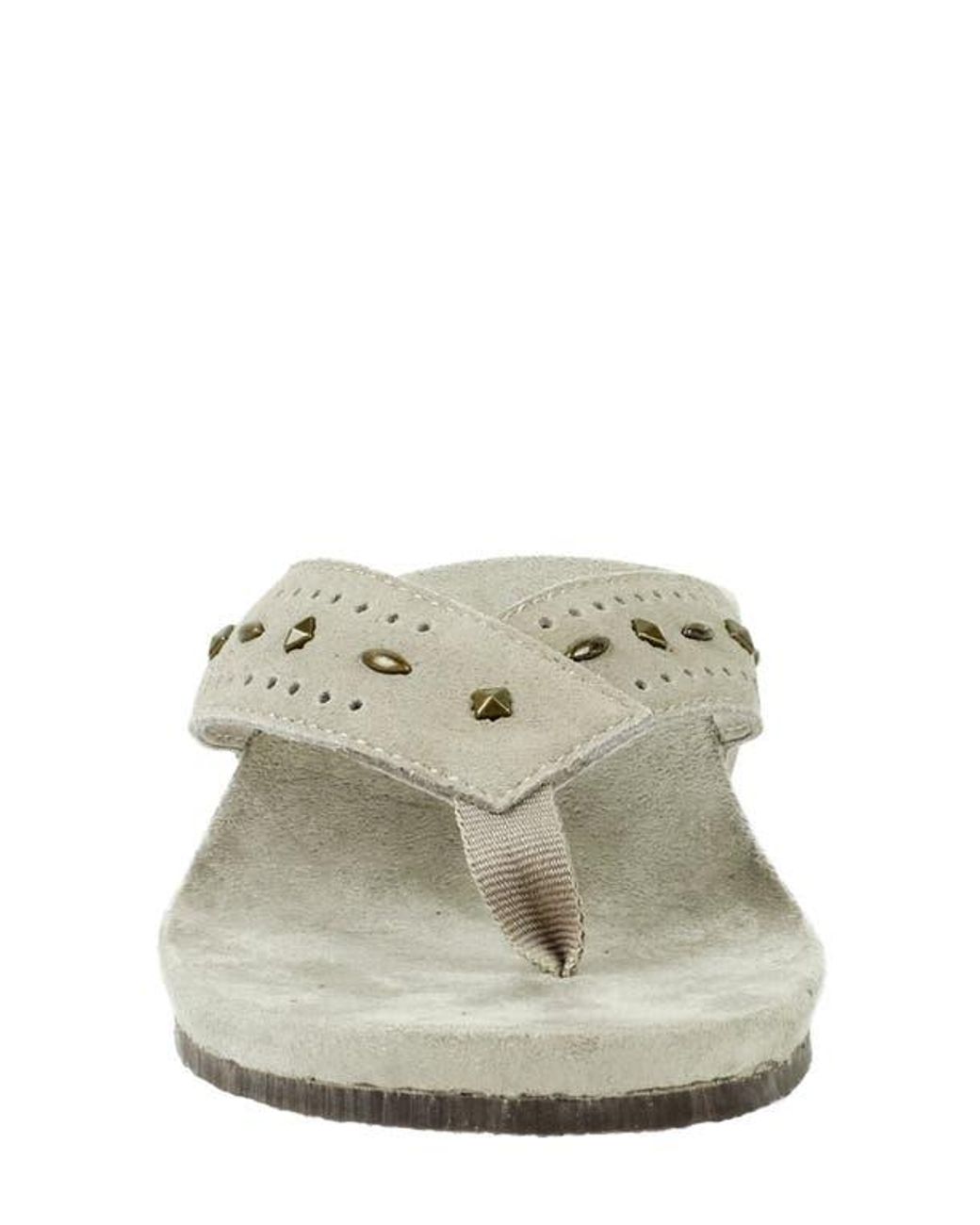 Revitalign Kena Stud Orthotic Flip Flop in White | Lyst