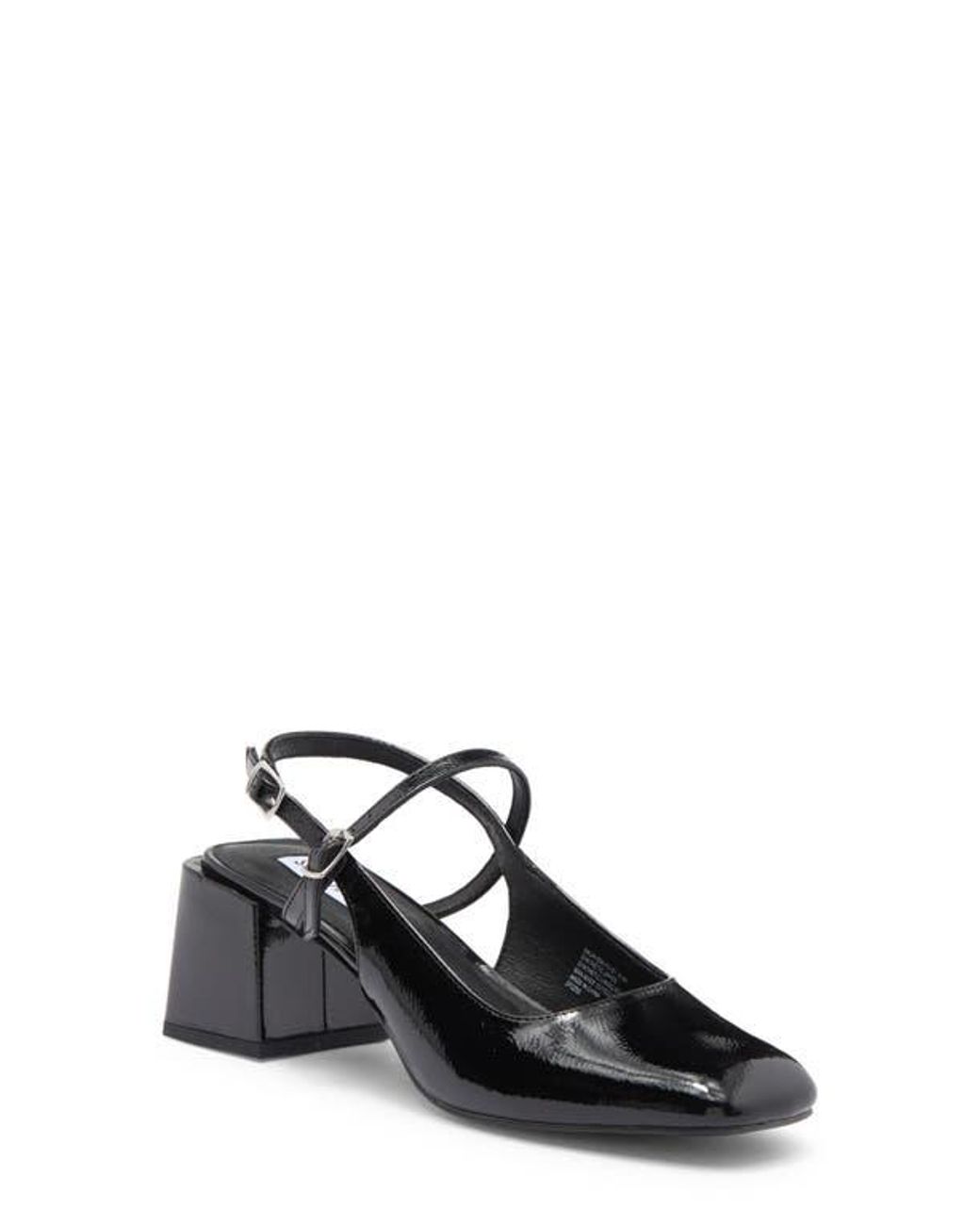 Steve Madden Emjay Square Toe Pump in Black | Lyst